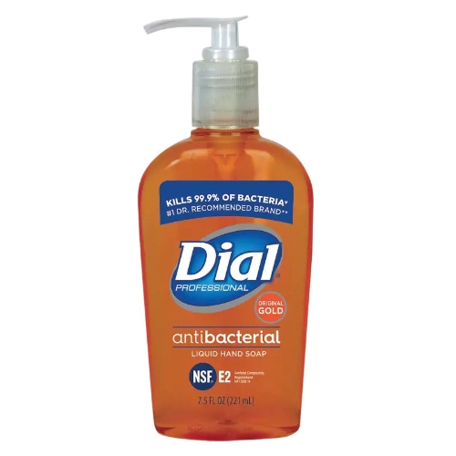Dial® DIA84014CT Hand Soap, Anti-Bacterial, Liquid Form, Floral Odor ...