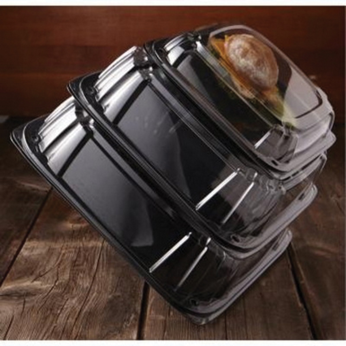 SABC9611 | Sabert C9611 UltraStack® Square PET Thermoformed Platter ...